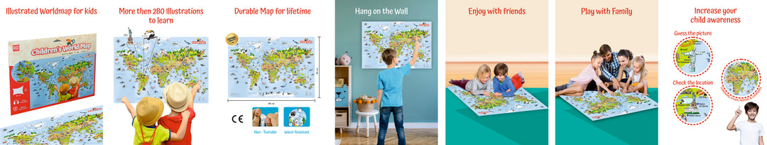 Children World Map – Unik-play